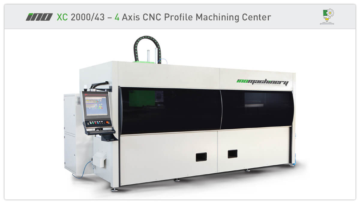 INO XC 2000 43 Centro de Mecanizado de Perfiles CNC de 4 Ejes